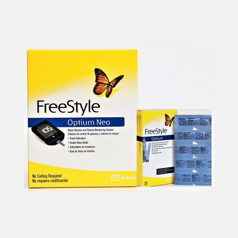 Kit Glucómetro Freestyle Optium Neo + Tiras reactivas x 25 | Biomedical ...